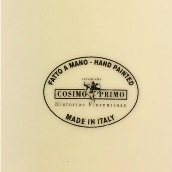 Fatto a Mano | Dining | 3 Fatto A Mano Casimo Primo Hand Painted ...